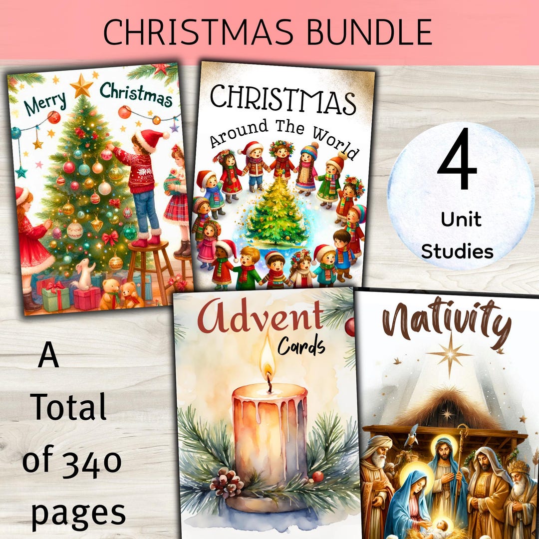 CHRISTMAS BUNDLE, Christmas Unit Study, Christmas Around the World ...