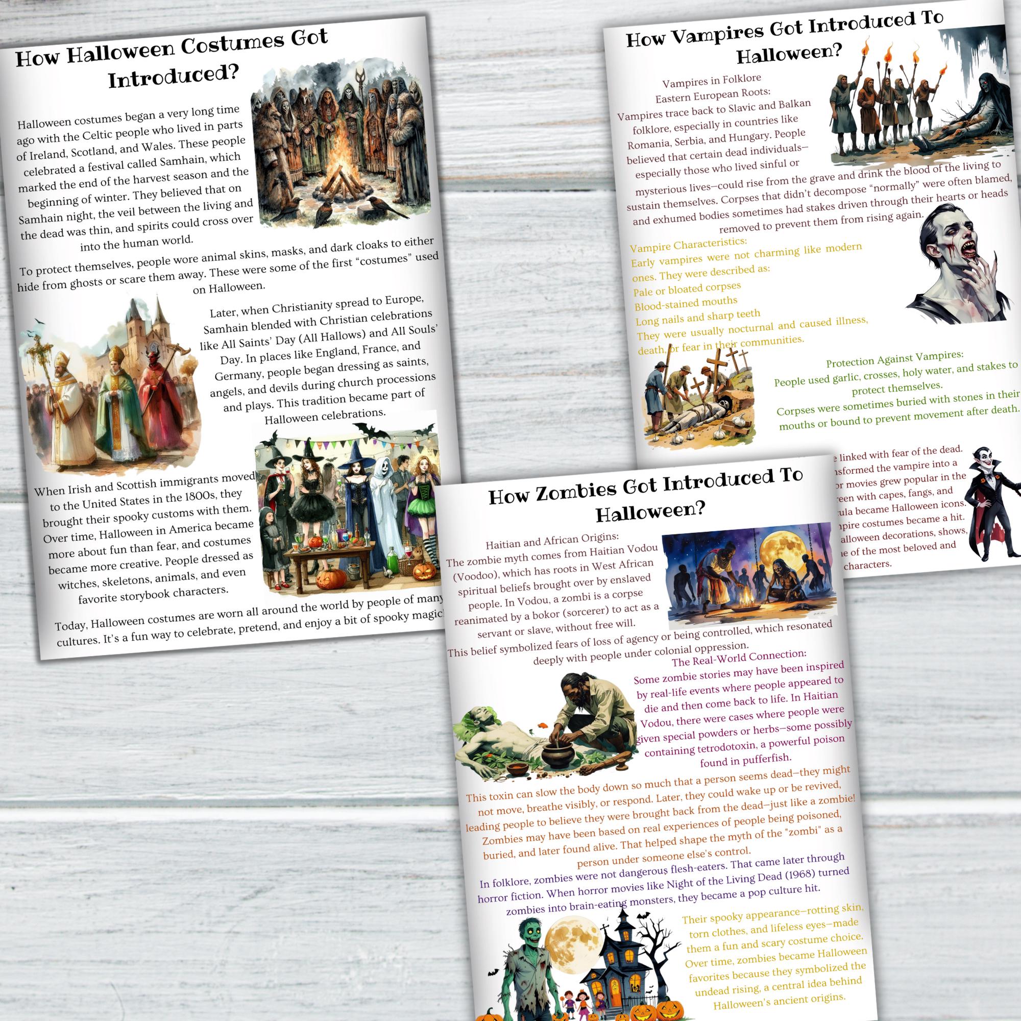 HALLOWEEN AROUND the WORLD Unit Study, Halloween History, Halloween ...