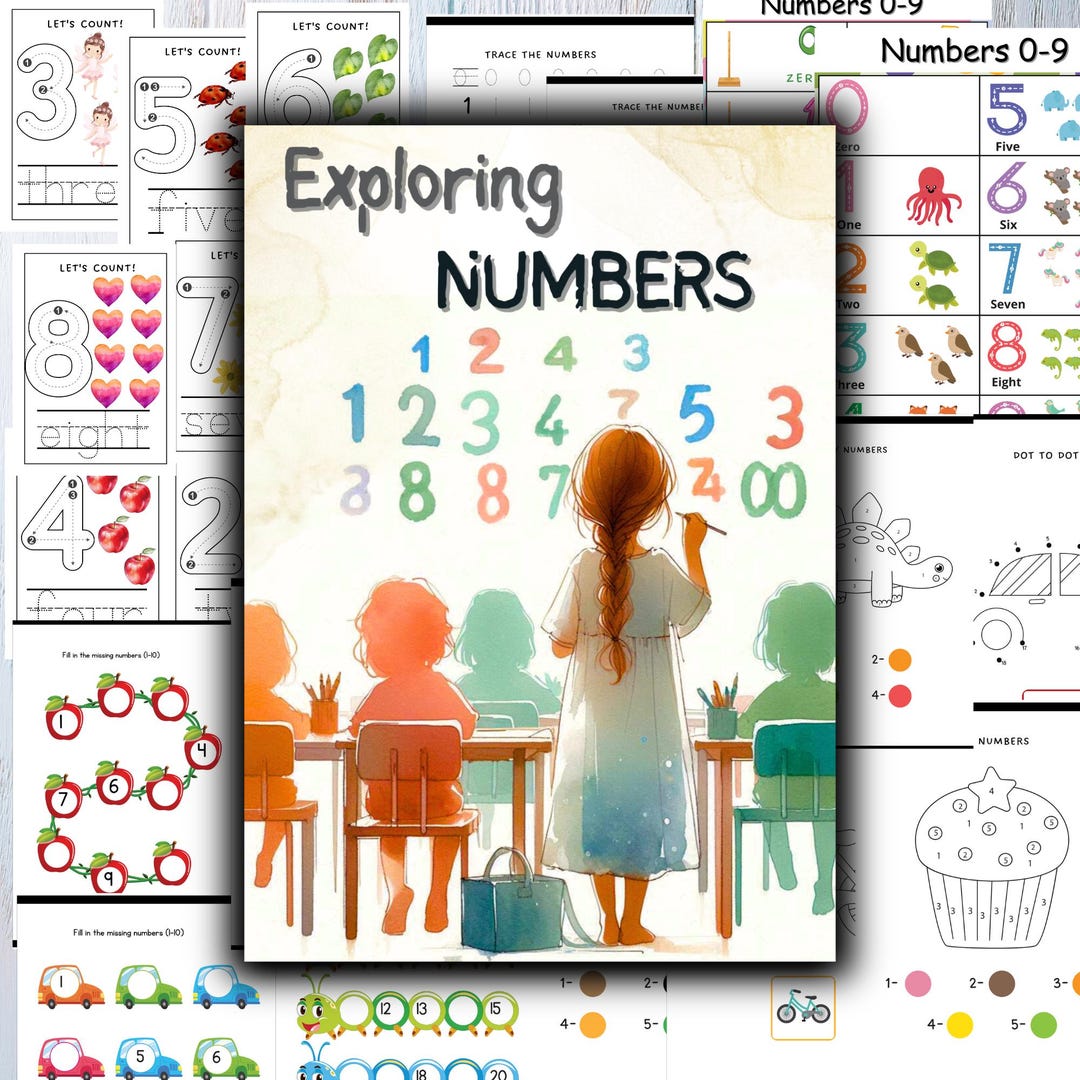 Maths Bundle, Maths Worksheets, Maths Pre-k, Preschool Maths, Early ...