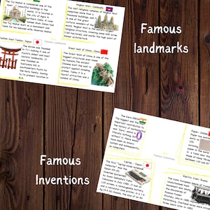 Asia Unit Printable, Asia Puzzle, Asia 3 Part Cards, Asia Landmarks ...