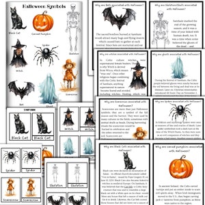 HALLOWEEN UNIT STUDY, Spider Unit Study, Raven Unit Study, Pumpkin Unit ...