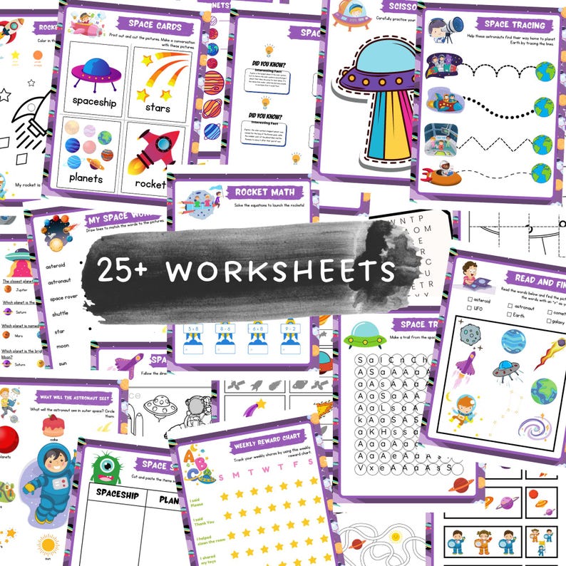 Space Unit Study, Solar System Printable, Planets Unit Study, Astronaut ...