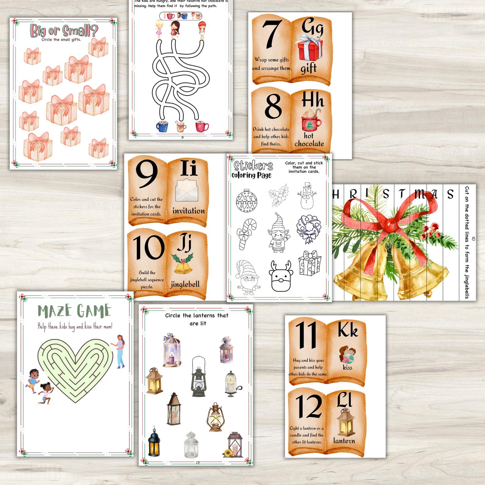 Advent Cards, Christmas Story Cards, Names of Jesus Christ, Christmas ...
