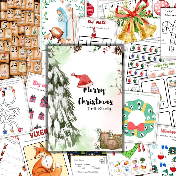 Christmas Theme Binder - Etsy