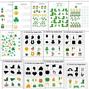 St. Patrick's Day Unit Study, St. Patrick's Day Printables , Ireland ...