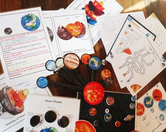 Moon Phases Unit Study - Etsy