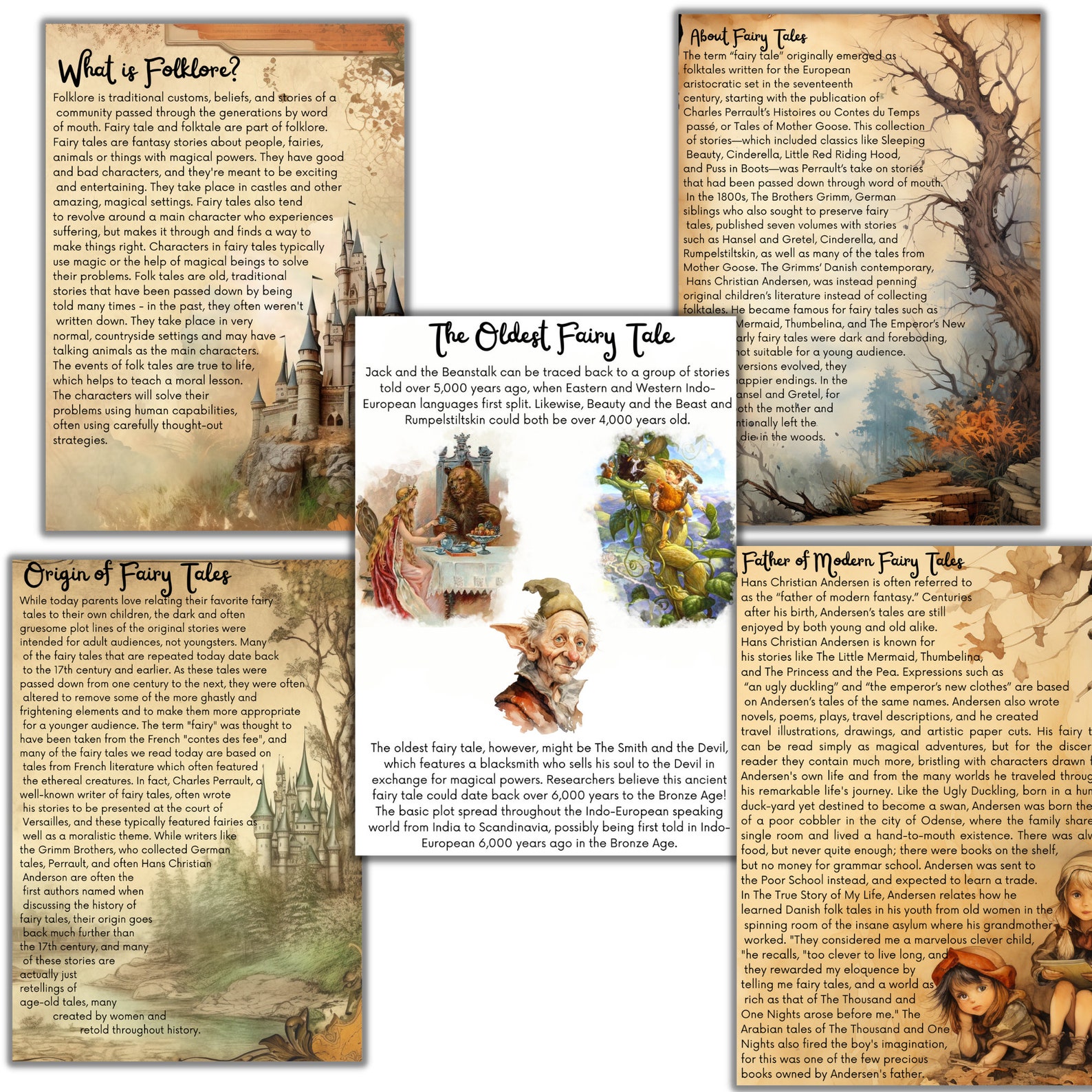 Fairy Tales Unit Study, Folktales Unit Study, Multicultural Fairy Tales ...