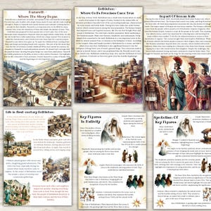 Nativity Unit Study, Jesus Birth Story, Nativity Printables, Nativity ...