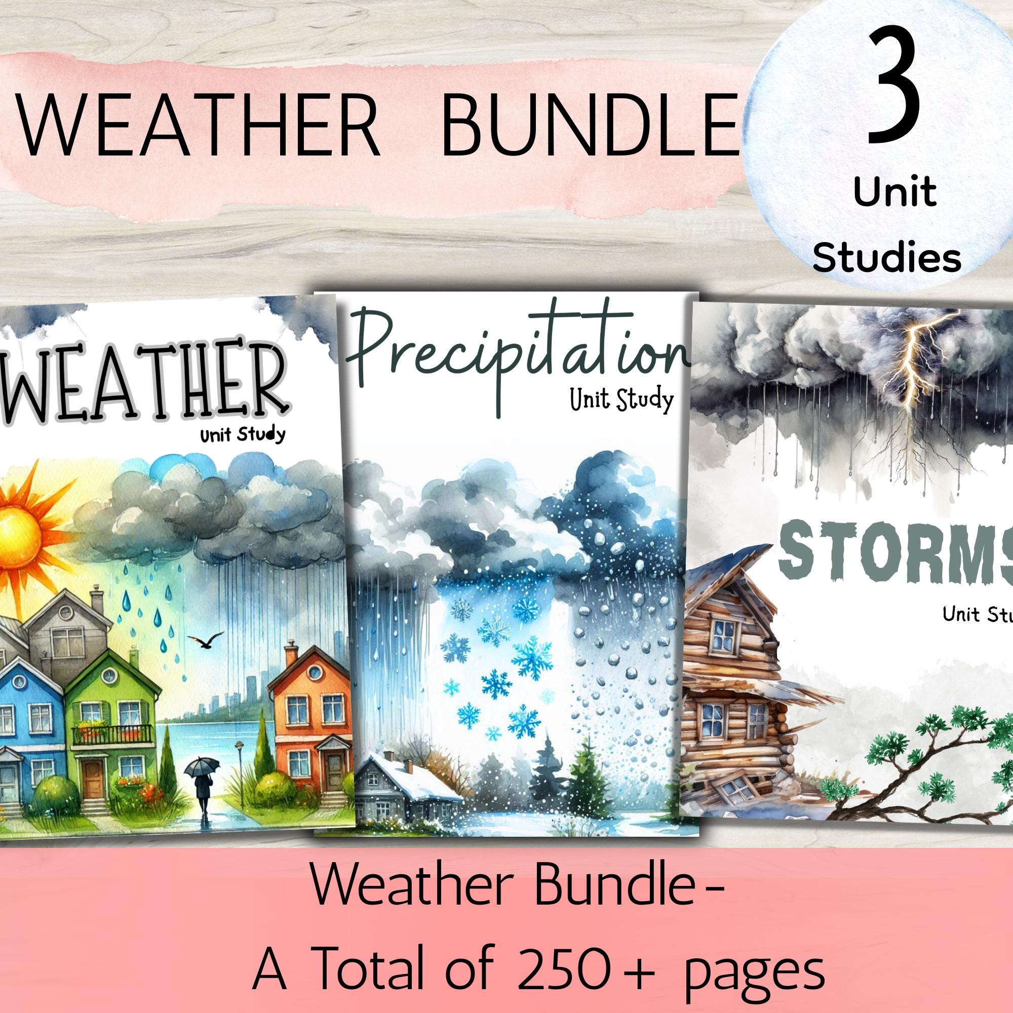 Weather Bundle, Weather Elements, Clouds Unit, Rainbow Unit ...
