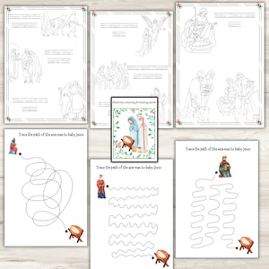 Nativity Unit Study, Jesus Birth Story, Nativity Printables, Nativity ...