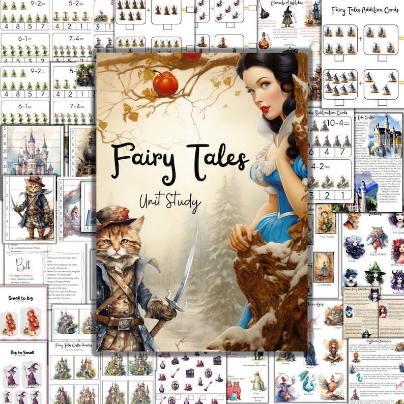 Fairy Tales Unit Study, Folktales Unit Study, Multicultural Fairy Tales ...