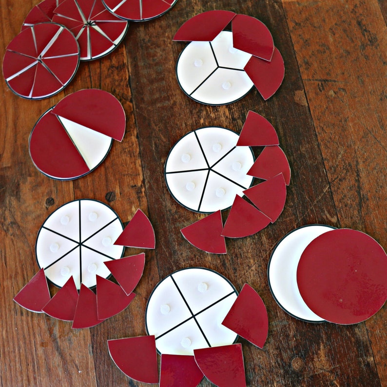 Fractions Bundle Printable, Montessori Fractions, Fractions Unit ...