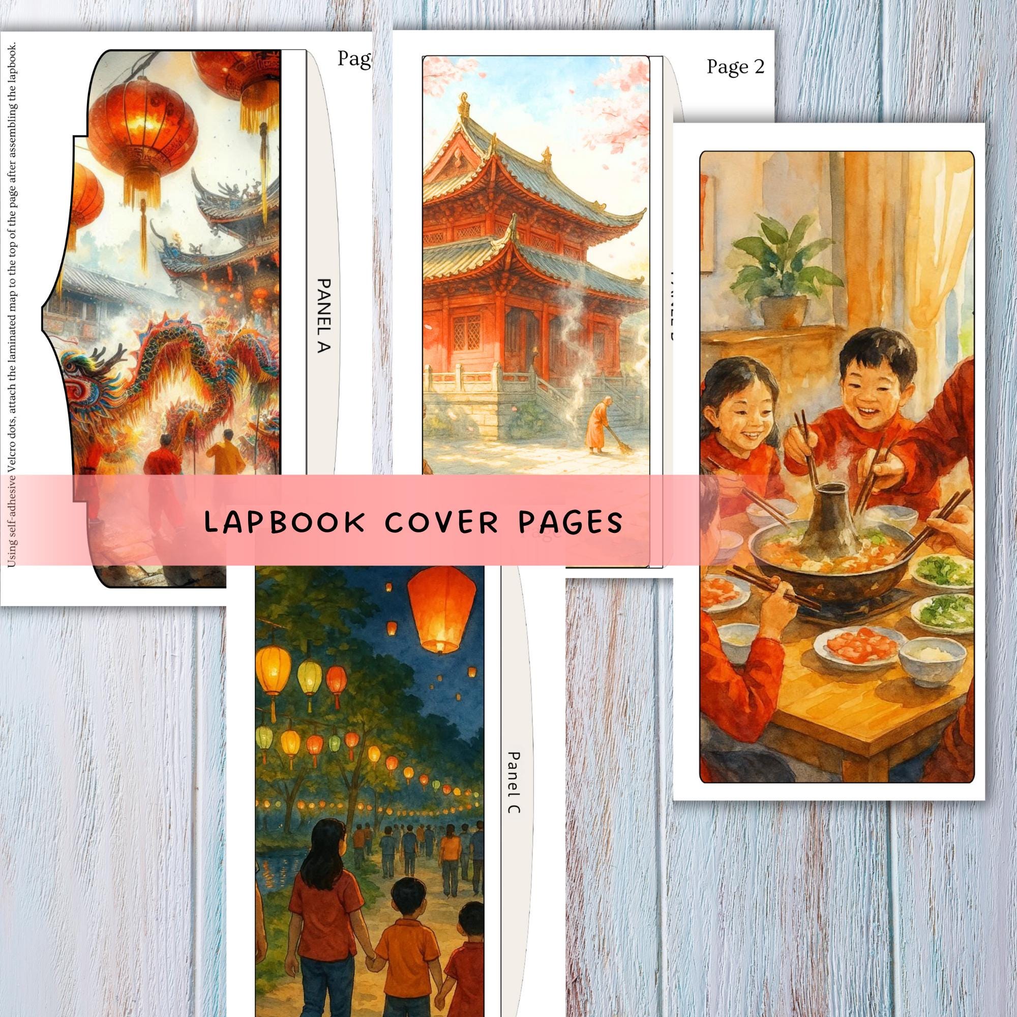 China Lapbook, China Unit Study, China Homeschool, China Geography Unit ...
