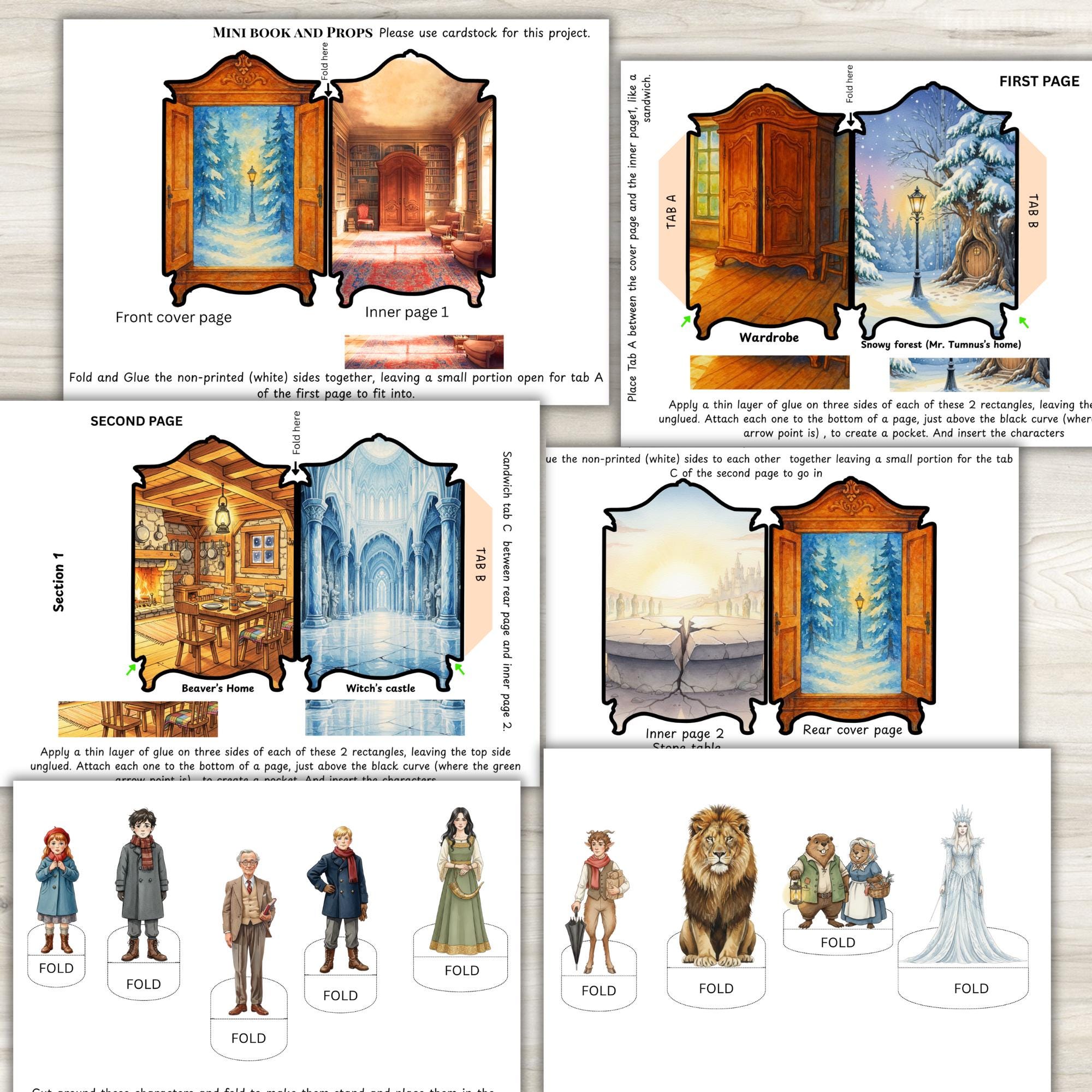 Narnia Novel Study, the Lion, the Witch and the Wardrobe Book Companion ...