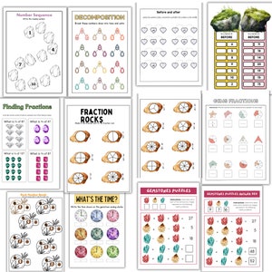 Rocks Mineral Gemstones Units Study, Rocks Printables, Geology Unit ...