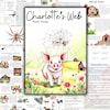 Charlotte's Web Printable Bookmarks - Etsy