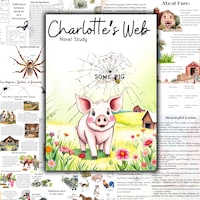 Charlotte's Web Novel Study - Etsy