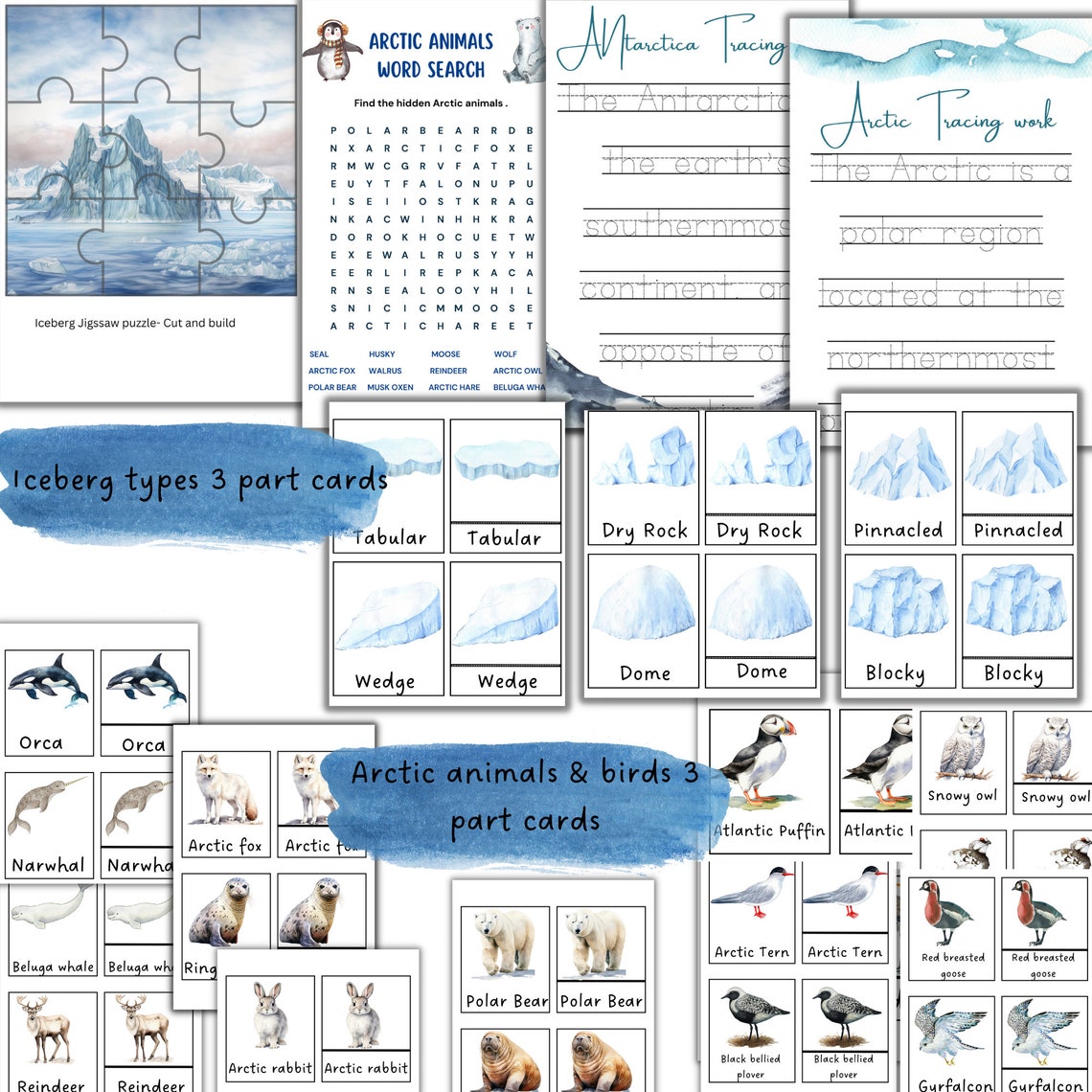 Polar Regions Unit Study, Arctic Unit Study, Antarctica Unit Study ...