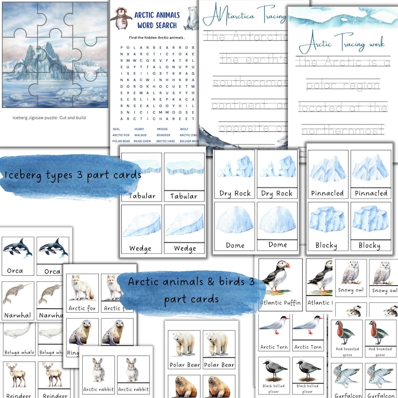 Polar Regions Unit Study, Arctic Unit Study, Antarctica Unit Study ...