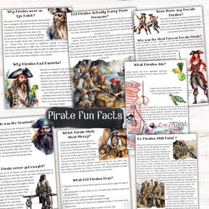 Pirates Unit Study, Pirates Printable, Pirates Activities Sheets, Age ...