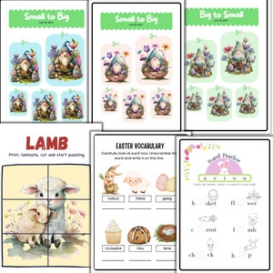 Easter Unit Study, Easter Activities Printable, Easter Pack, Rabbit ...