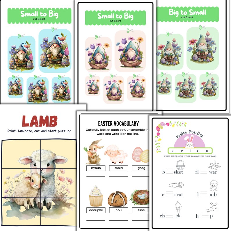 Easter Unit Study Easter Activities Printable Easter Pack - Etsy