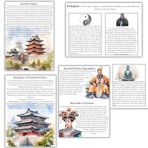 Ancient China Unit Study, Asia Unit Study, History Homeschool ...