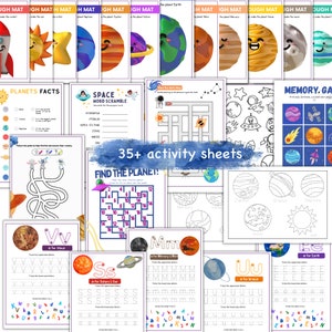 Space Unit Study, Solar System Printable, Planets Unit Study, Astronaut ...