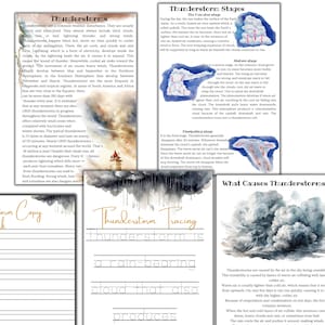 Storm Unit Study, Storm Activities, Tornado Unit, Thunderstorm ...