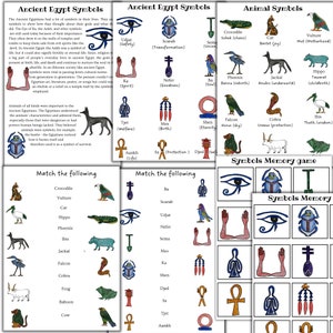 Ancient Egypt Unit Study, Ancient Egypt Activities, Montessori History ...