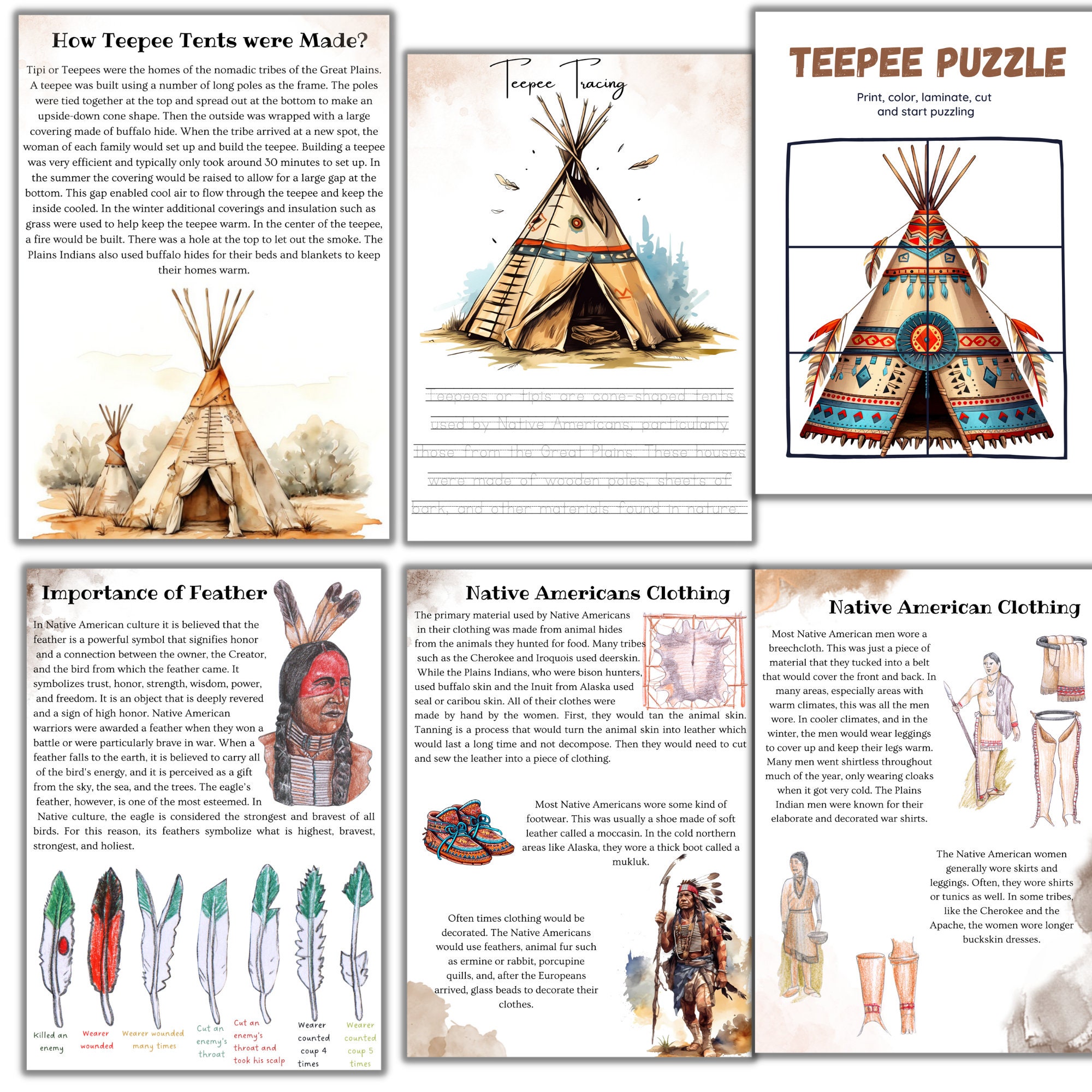 Native Americans Unit Study, Thanksgiving Unit, Bison Unit Study ...