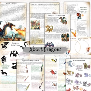 Dragons Unit Study, Mythology Unit Study, Dragon Anatomy, Dragon Life ...