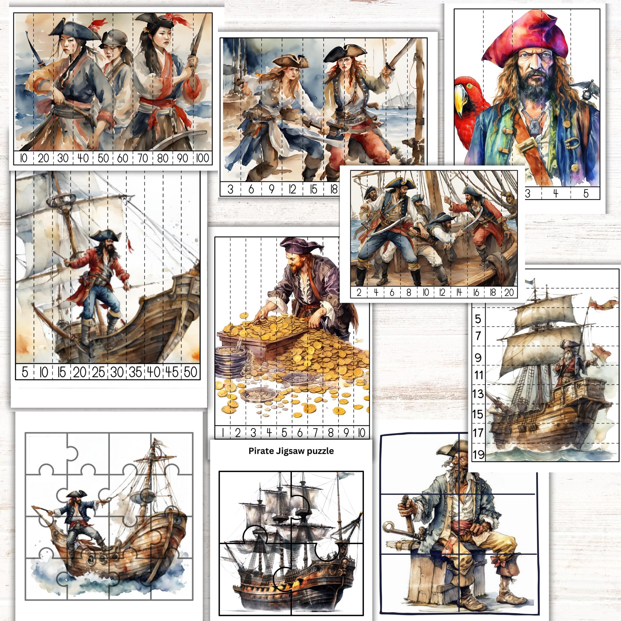 Pirates Unit Study, Pirates Printable, Pirates Activities Sheets, Age ...