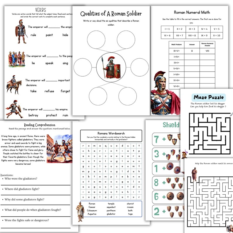 Ancient Rome Unit Study, Roman Kingdom, Roman Empire, Roman Mythology ...