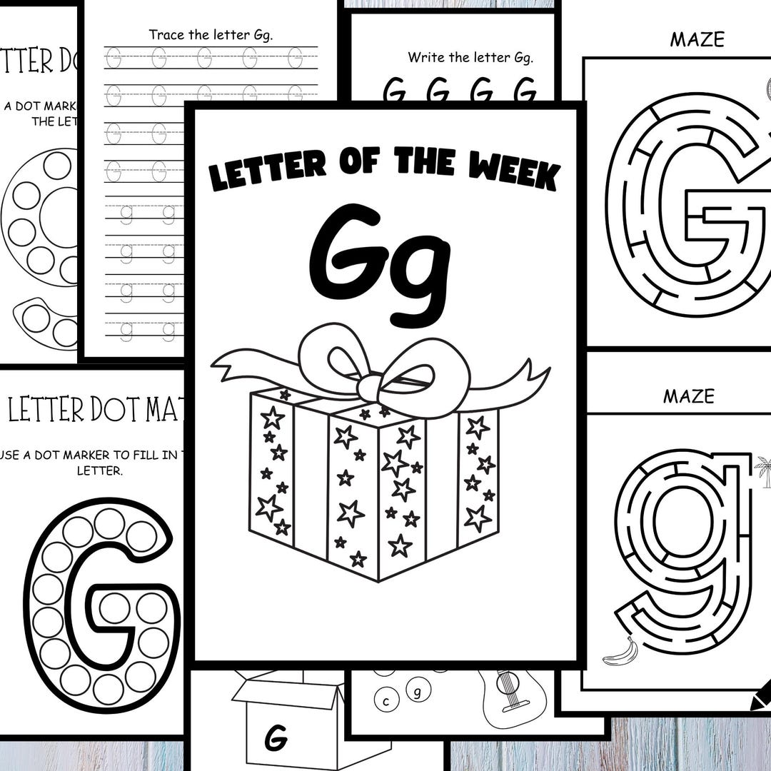 Letter of the Week Worksheets, Phonics Worksheets, Alphabet Binder ...