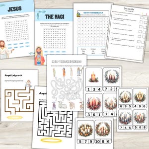 Nativity Unit Study, Jesus Birth Story, Nativity Printables, Nativity ...