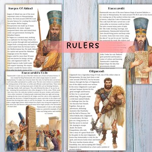 MESOPOTAMIA UNIT STUDY, History Printable, History Unit Study, Ancient ...