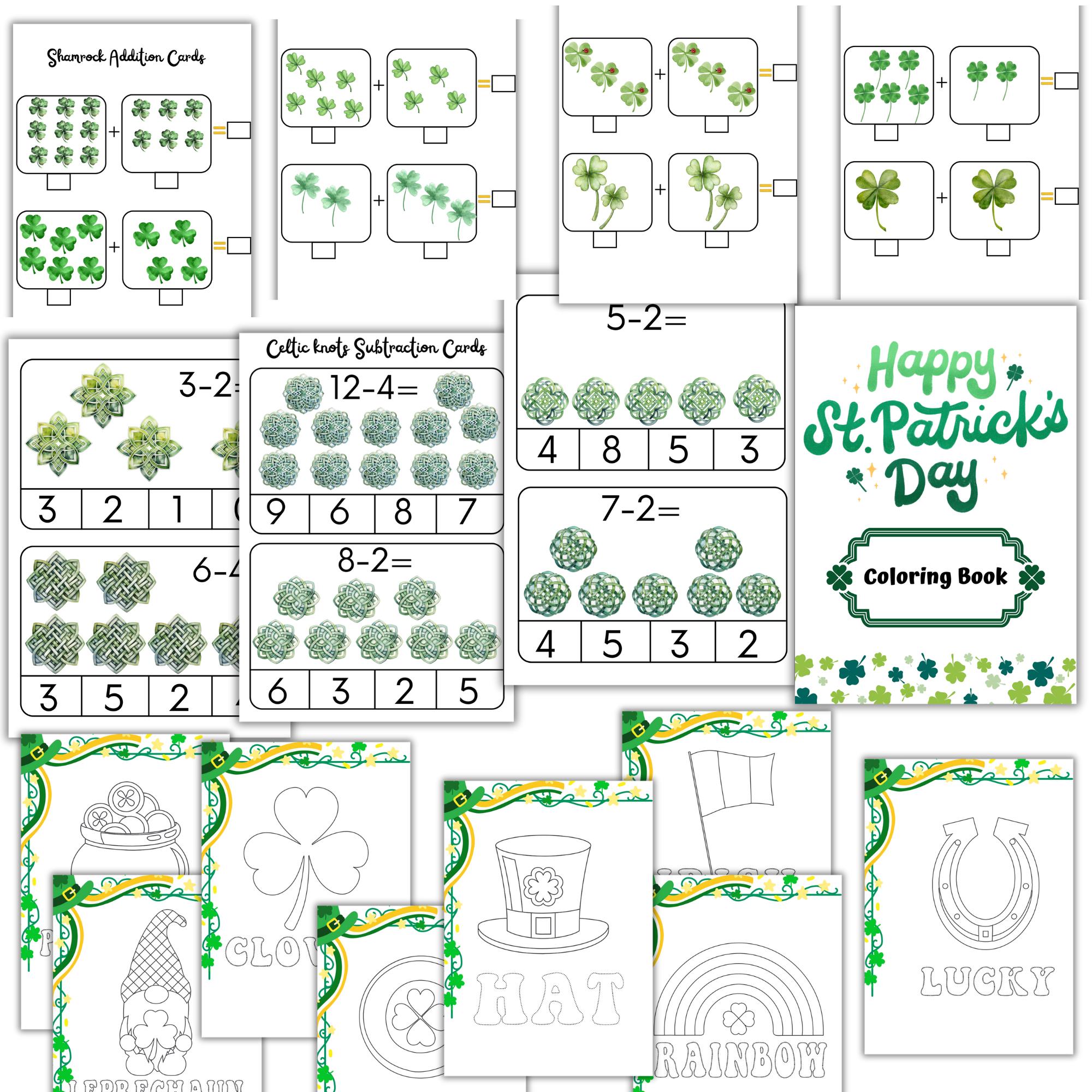 St. Patrick's Day Unit Study, St. Patrick's Day Printables , Ireland ...