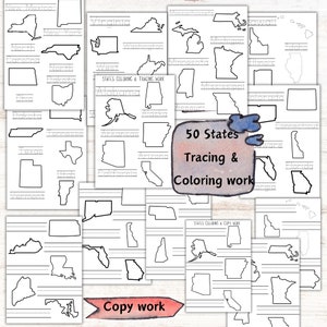USA 50 States and State Capitals, Geography Lessons, 50 States of USA ...