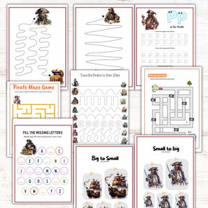 Pirates Unit Study, Pirates Printable, Pirates Activities Sheets, Age ...