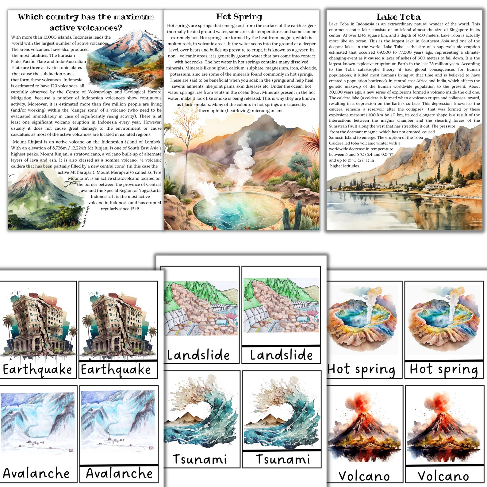 Earthquake Unit Study, Volcano Unit Study, Tectonic Plates Unit Study ...