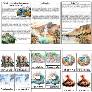 Earthquake Unit Study, Volcano Unit Study, Tectonic Plates Unit Study ...