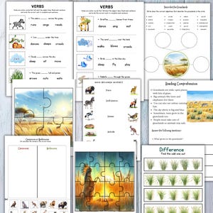 Grasslands Unit Study, Biome Unit Study, Wheat Unit Study, Grass Life ...