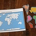 Continents Puzzle Printable World Map Puzzle 3 Part Cards - Etsy