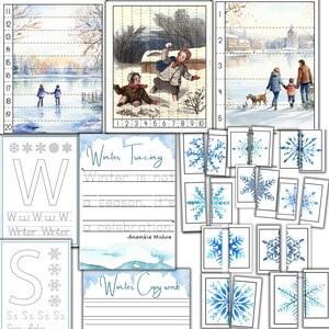 Winter Unit Study, Winter Forest Animals, Snow Unit Study, Carrot Unit ...