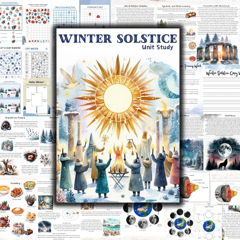 Winter Solstice School - Etsy