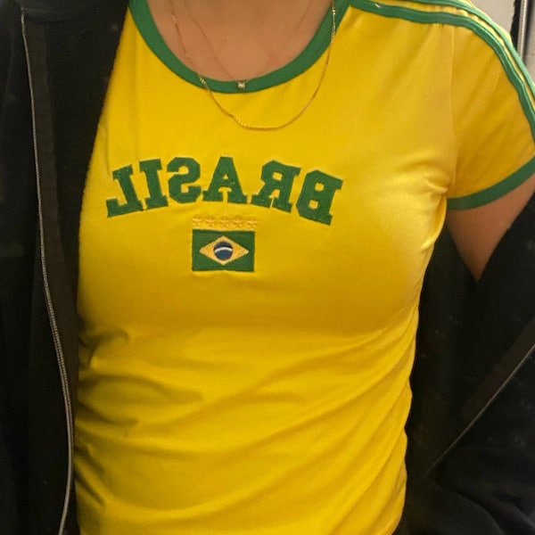 Brazil Flag Jersey - Etsy