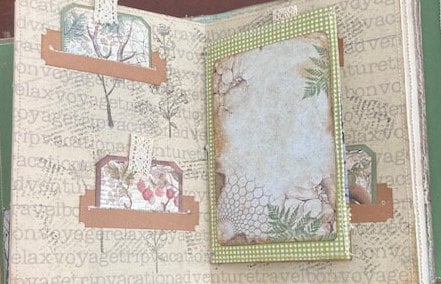 Woodlands Journal, Junk Journal, Winter Themed Journal, Handmade ...