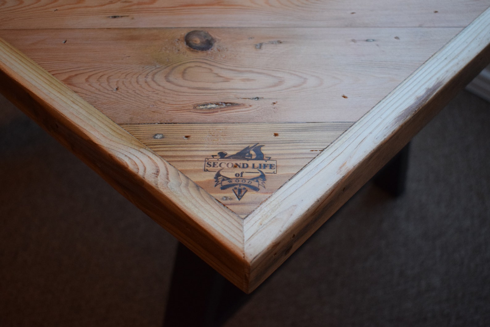 Rustic-herringbone Joinery Industrial Style: Dining Table - Etsy UK