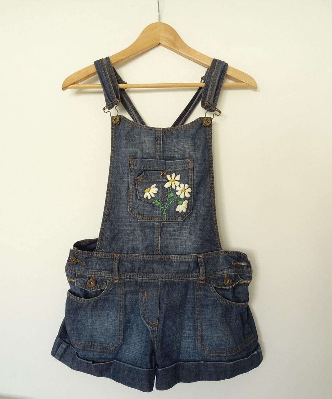 Hand Embroidered Dungarees/overalls - Etsy